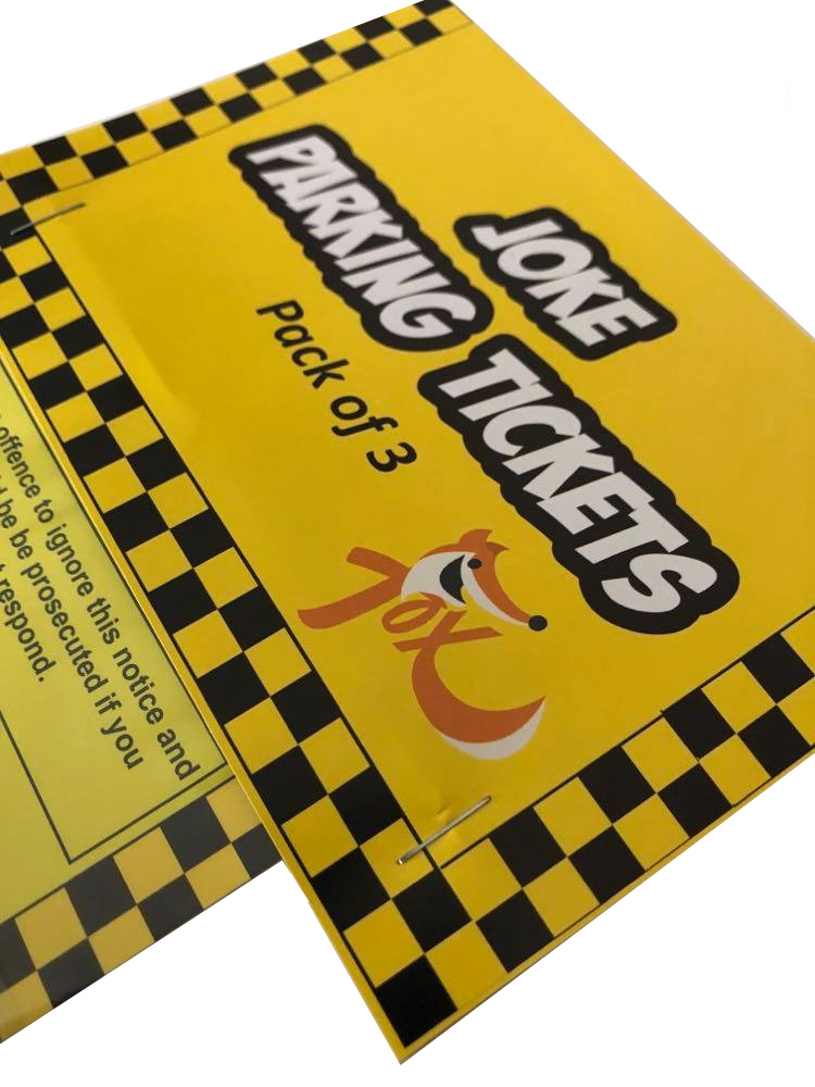 Joke Parking Tickets (Pk 3) – laughingfoxproducts