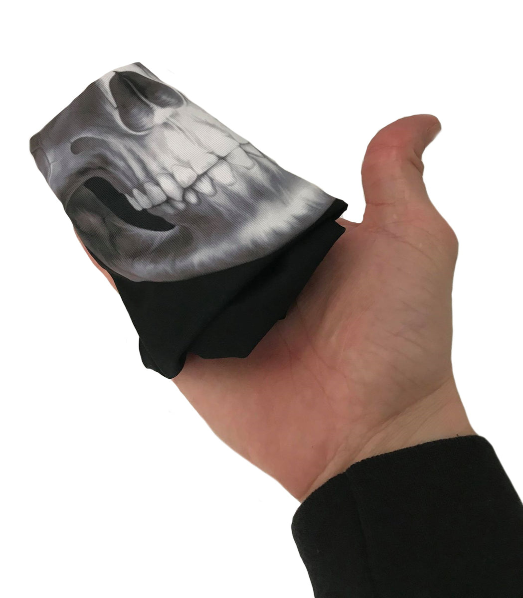 Halloween White Grim Reaper Mask - Realistic Easy Breathe Lycra Scay M ...